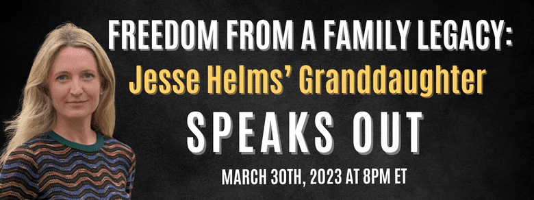 Granddaughter of Jesse Helms to Address Reproductive Rights