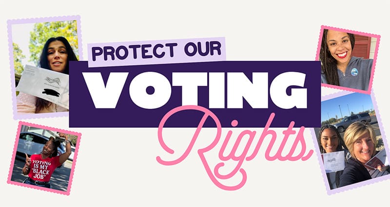 Voting Rights - Red Wine and Blue