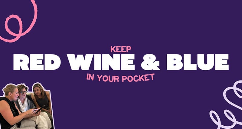 Red Wine & Blue App